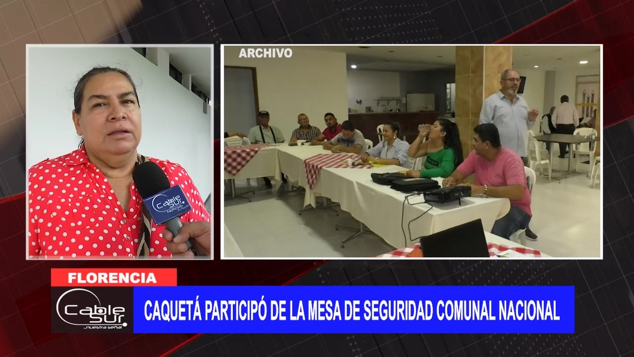 05 CAQUETÁ PARTICIPÓ DE LA MESA DE SEGURIDAD COMUNAL NACIONAL.mp4 ...