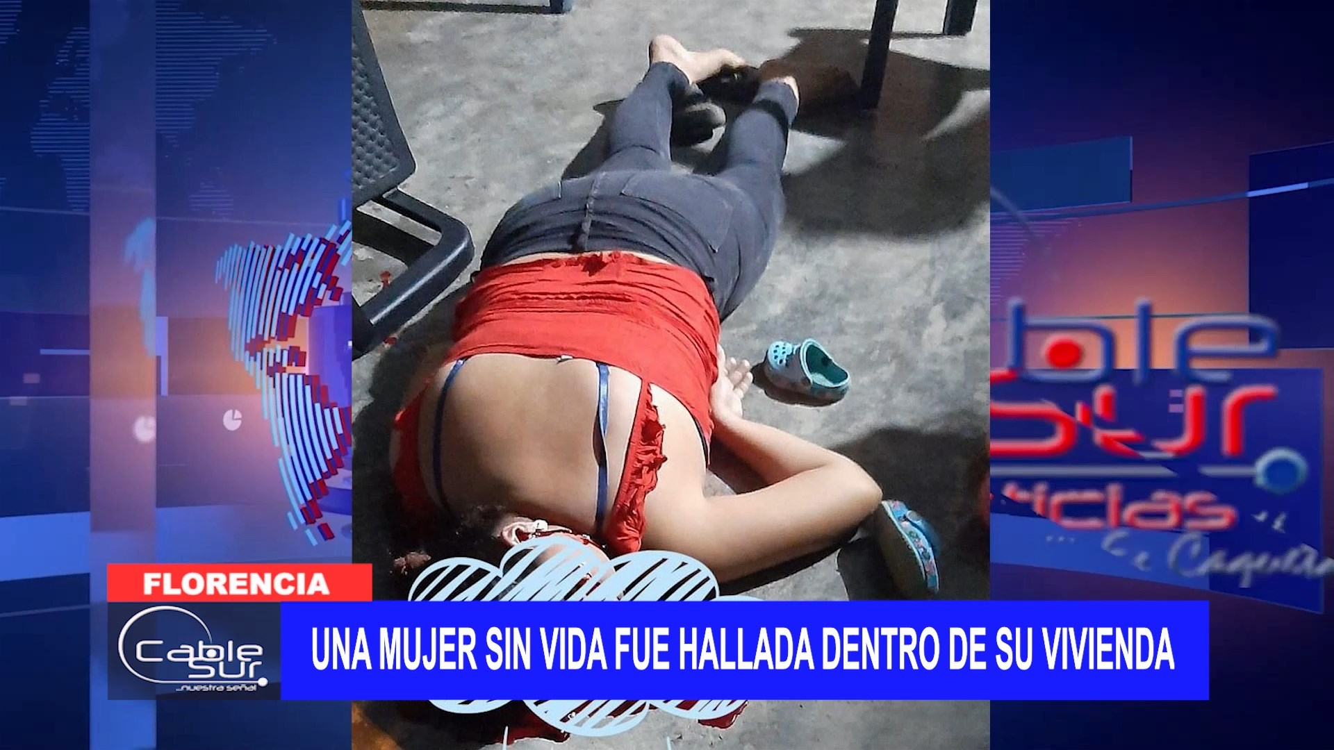 Una mujer sin vida fue hallada dentro de su vivienda - Cable Sur - Nuestra señal